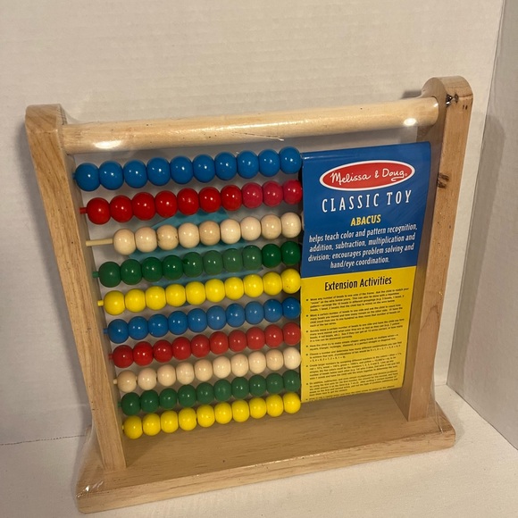 Melissa & Doug | Toys | Elissa Doug Abacus Classic Wooden Toy | Poshmark